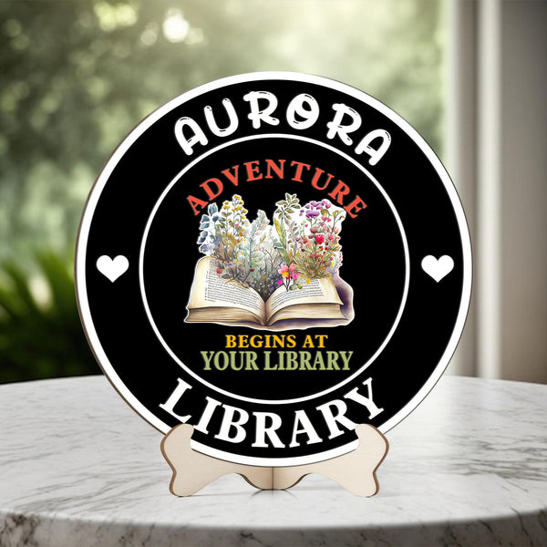 Personalized Color 3D Printed Bookish Decor for Book Nook with Stand ...