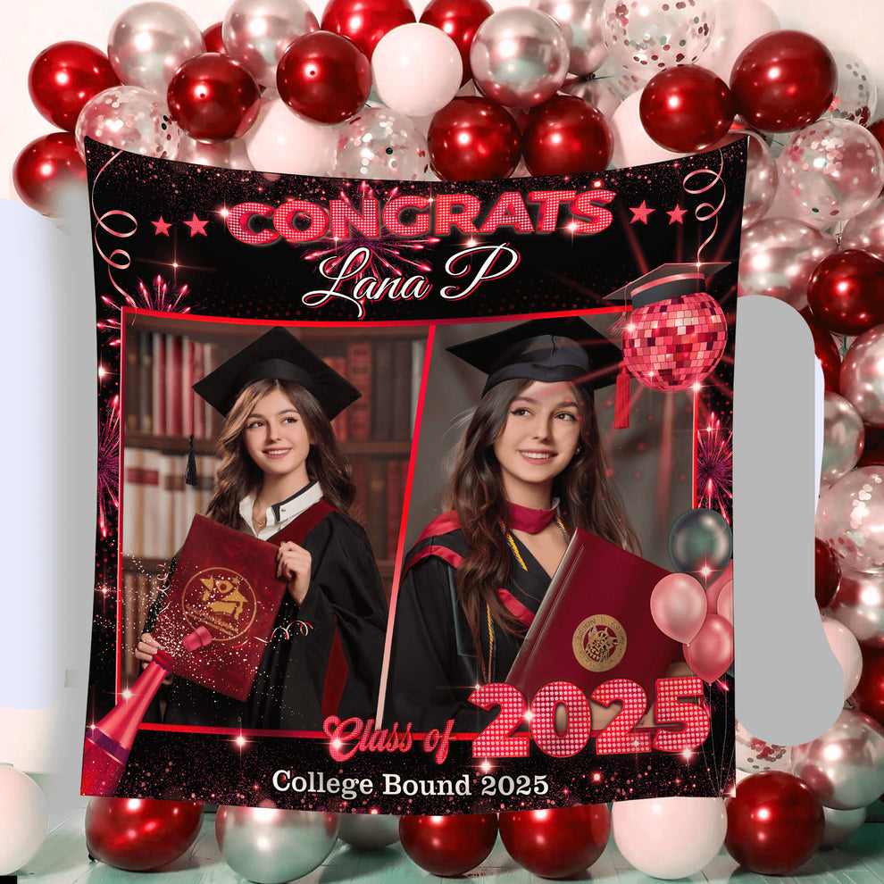 Graduation Backdrop - Class of 2025 Custom Graduation Party Backdrop ...