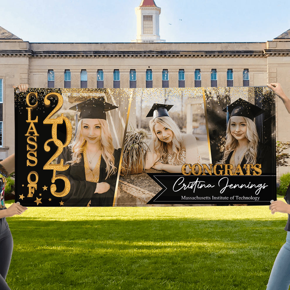 Class Of 2025 Graduation Banner - Unique Grad Gift & Decor ...