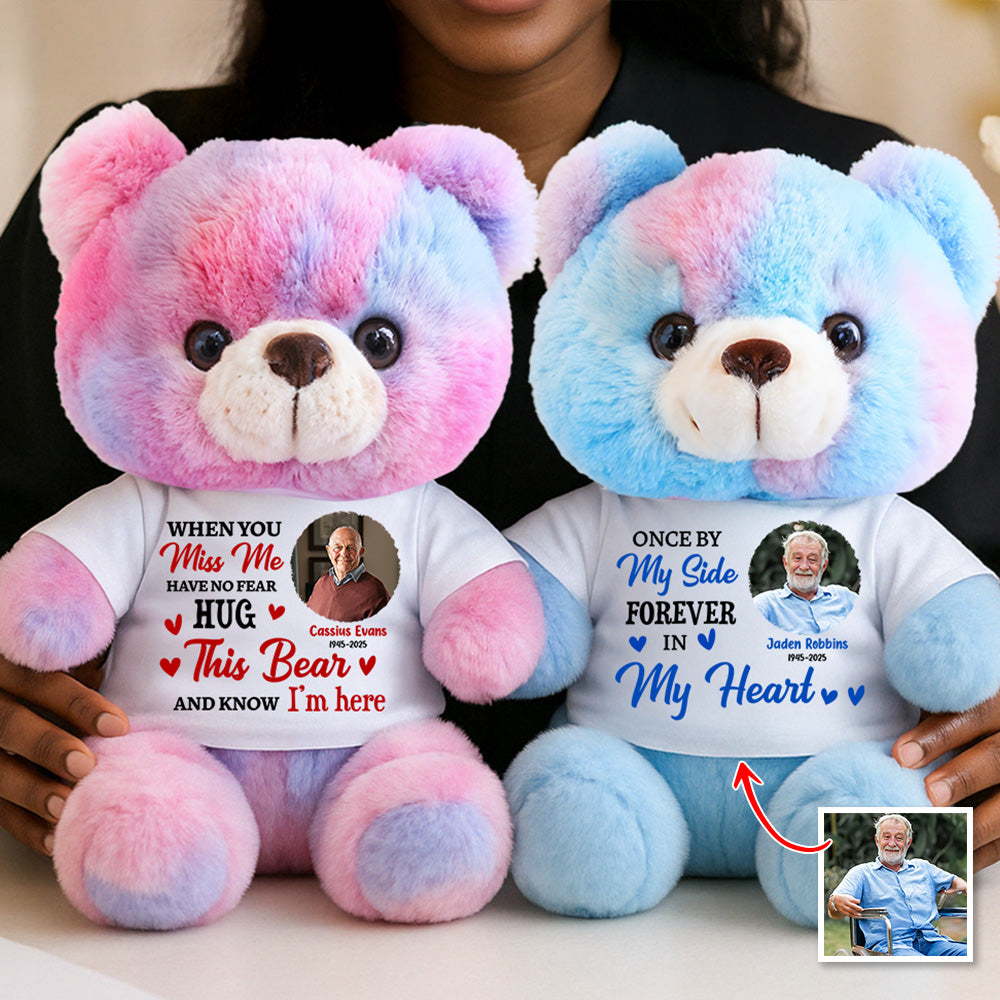 Hug This Bear - Furry Bear With Personalized Photo Shirt – Evridwearcustom